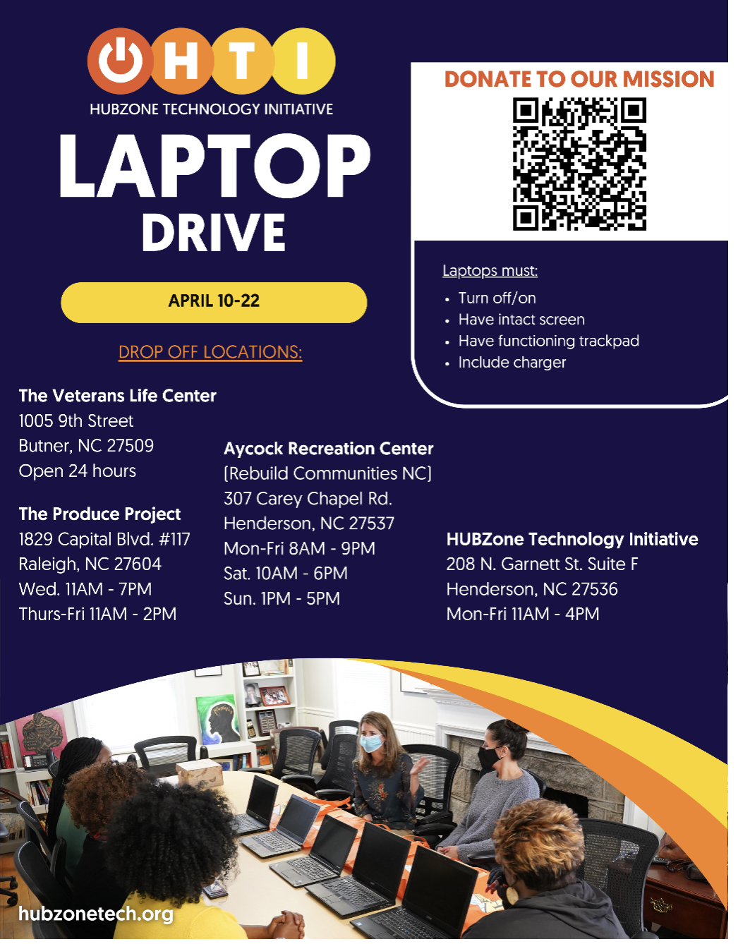 HTI - Laptop Drive - Raleigh Rescue Mission